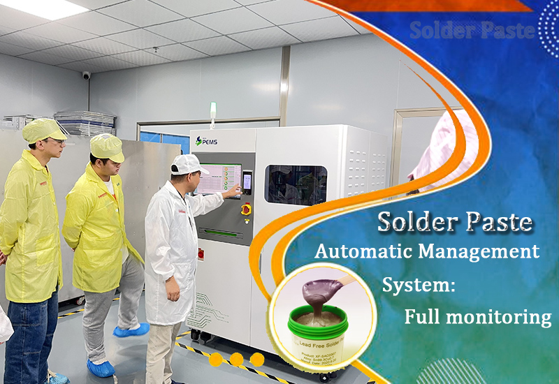 Solder Paste Automatic Management System with MES Traceability for ODM ...